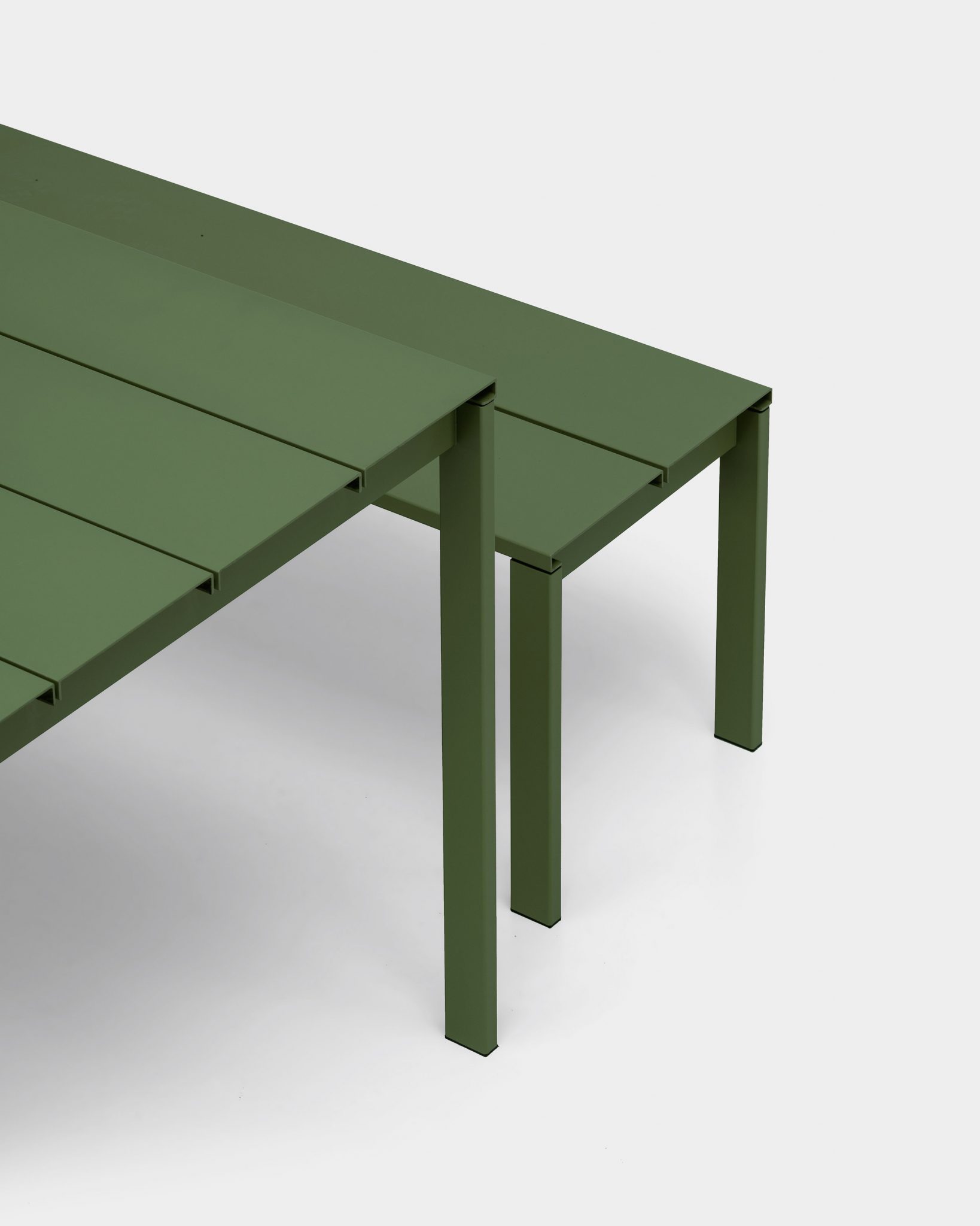 be-Easy slatted by Kristalia — Outdoor collection of tables and benches
