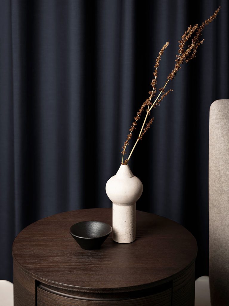 Orbit by Kristalia — Elegant and cylindrical night stand