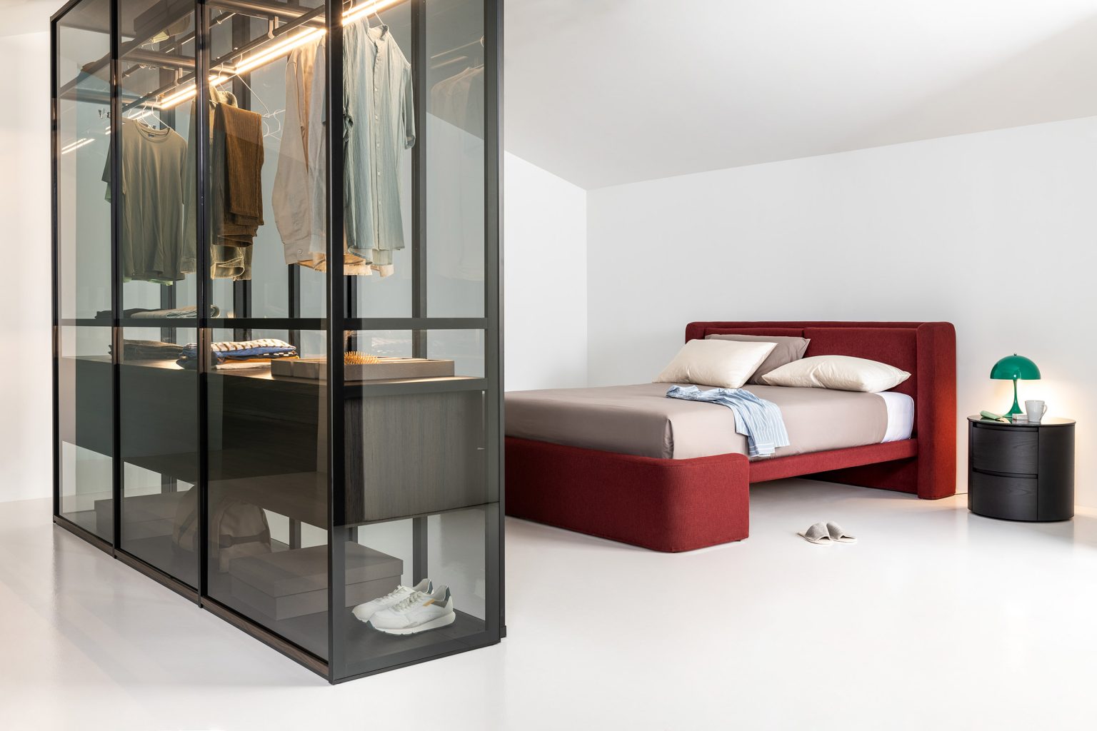 Dimora by Kristalia — Embracing upholstered bed
