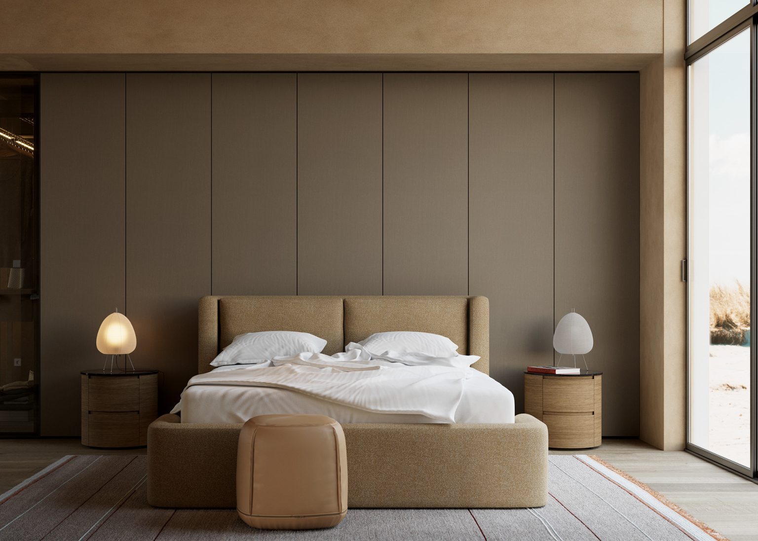 Dimora by Kristalia — Embracing upholstered bed