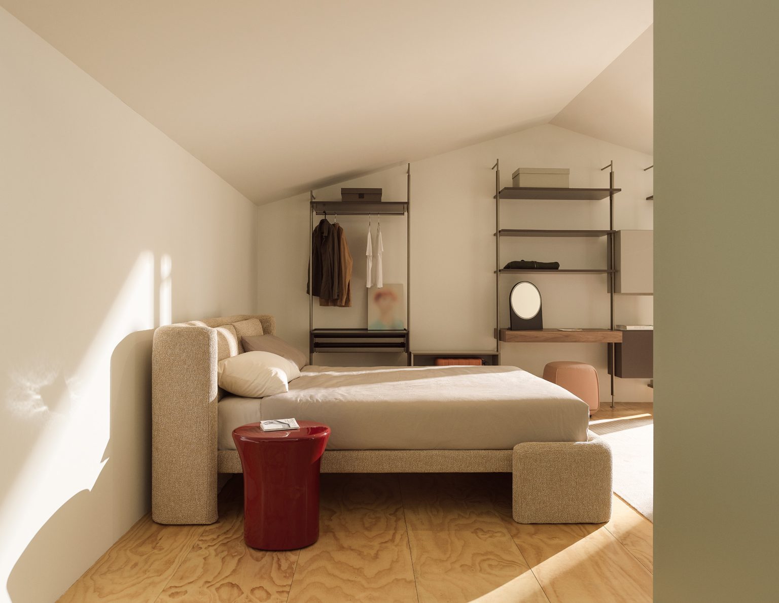 Dimora by Kristalia — Embracing upholstered bed